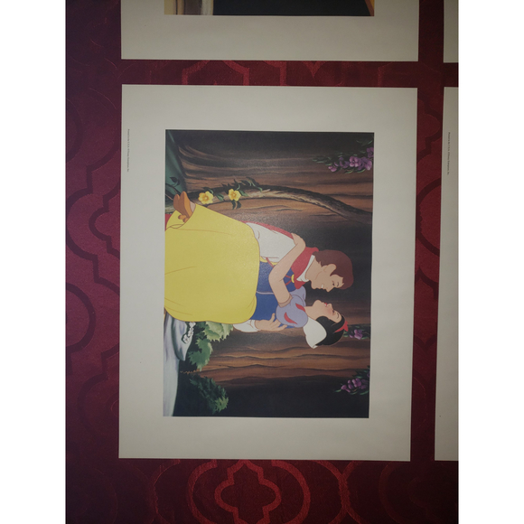 Disney | Accents | Disney Store Limited Edition Snow White Lithographs ...